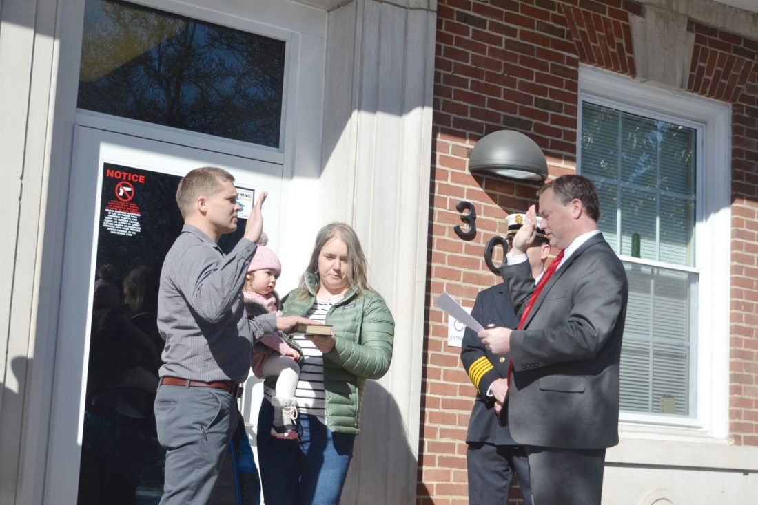 Four take oath at Marietta Fire Department ceremony | News, Sports ...